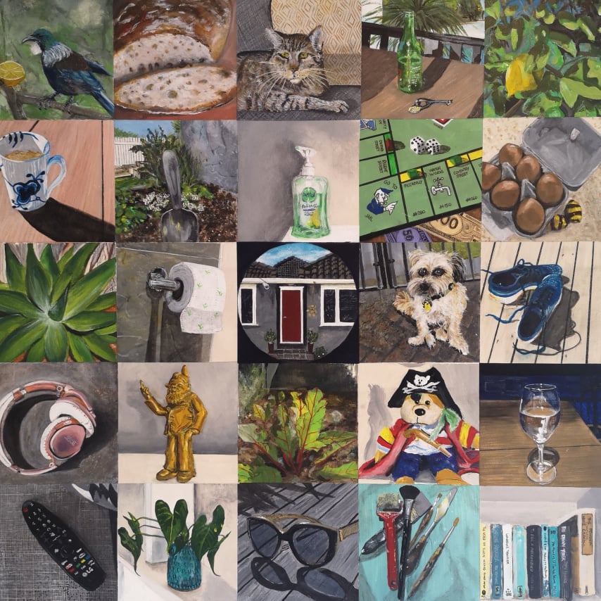 A visual diary! Isolation Art 2020 – Kristin Ivill Art